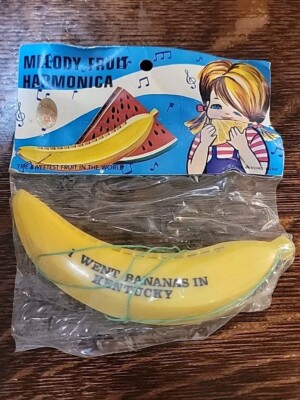 Melody Fruit Harmonica, Vintage Kentucky Souvenir, New In Original ...