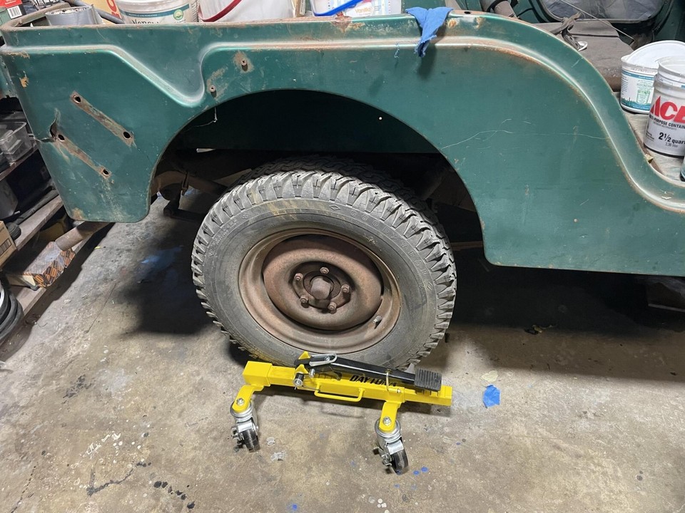 1300 lb Capacity Auto Car Wheel Dolly Self-Loading Vehicle Positioning ...