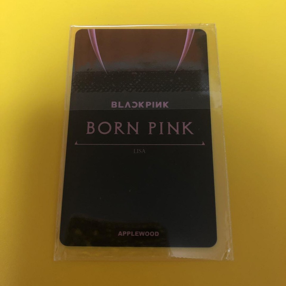 Blackpink Bornpink Applewood Lisa Trading Card | eBay