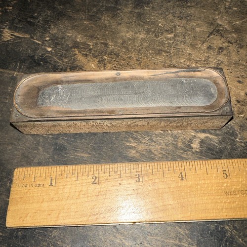 Printing Block ( Border Frame ) 5” Wide Copper Face | eBay