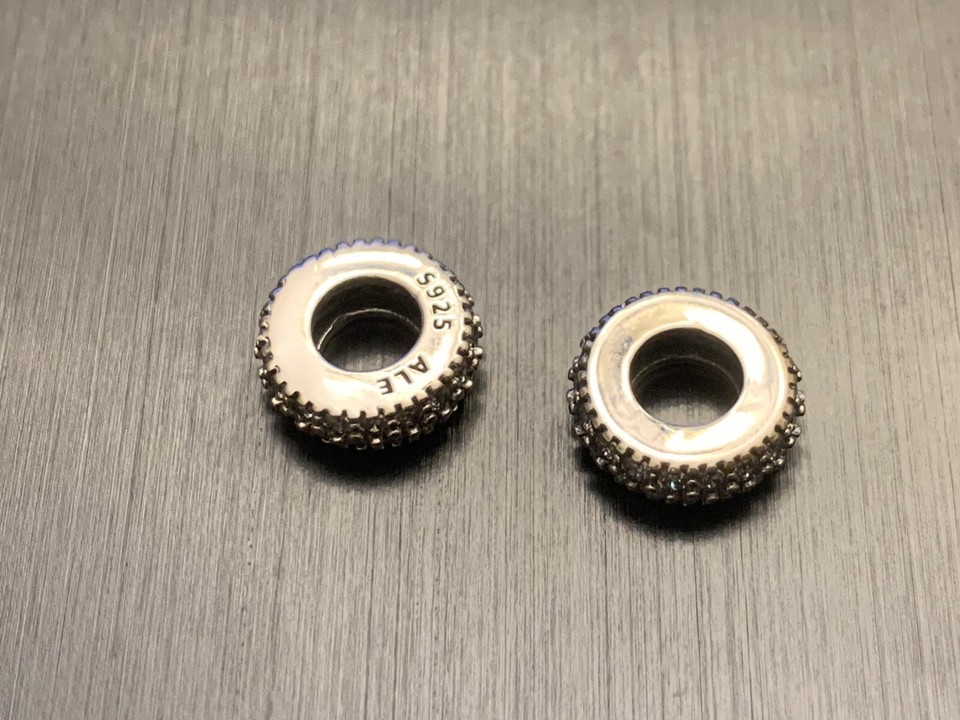 Genuine Pandora Silver S925 Clear Inspiration Within Spacer CZ Charm ...