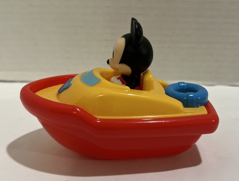 Disney Junior Mickey Mouse Baby Bath Boat Toy Floater Bathtub Fun | eBay