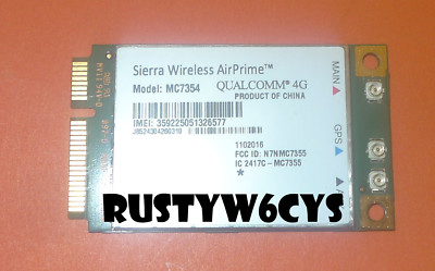 Sierra Wireless Airprime 4G LTE PCIe Mini Card Broadband GPS Verizon ...