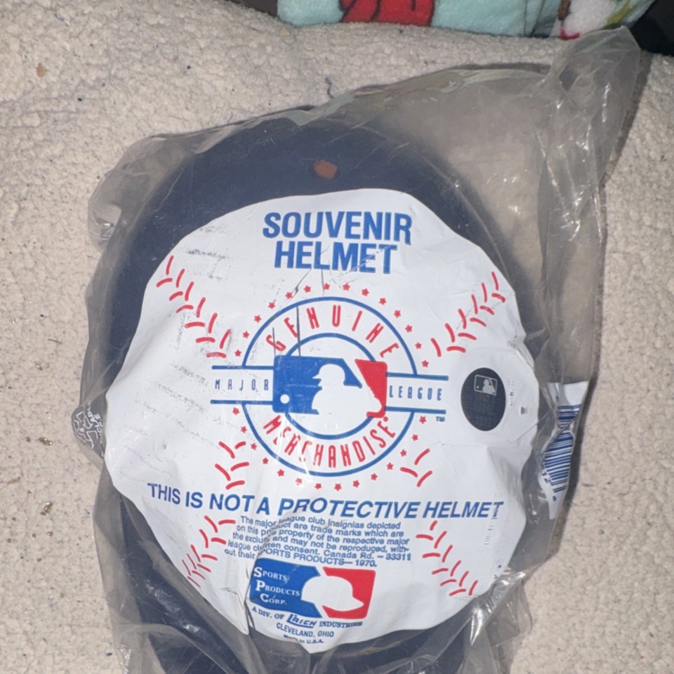 Sports Products Corp. 1997 MLB World Series Souvenir Helmet Navy Blue ...