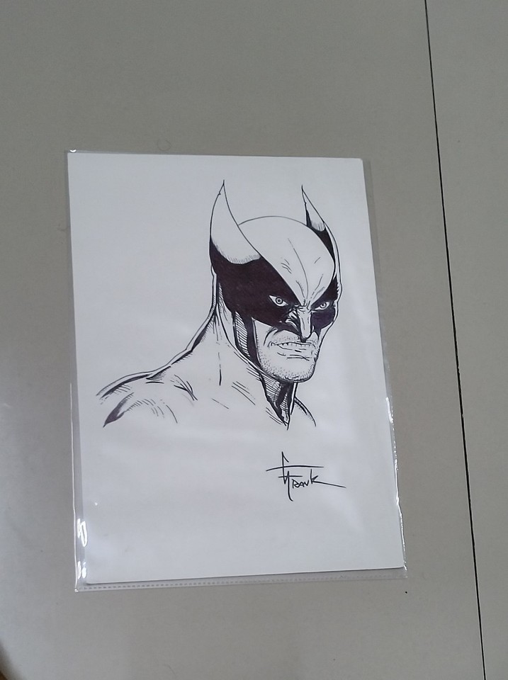 Wolverine Original Art by Gary Frank Rare Original Comic Art Drawing ...