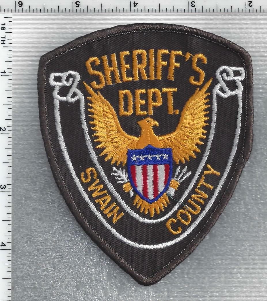 Swain County Sheriff's Dept (North Carolina) 1st Issue Shoulder Patch ...