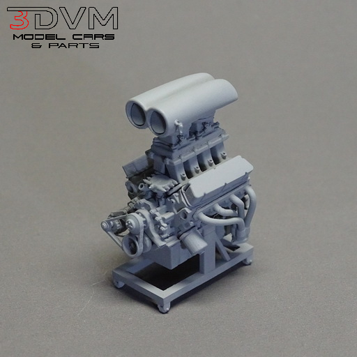Ford V8 Small Block 'Windsor' Engine w/ Dual Quad Ram Intake - 1/24 ...