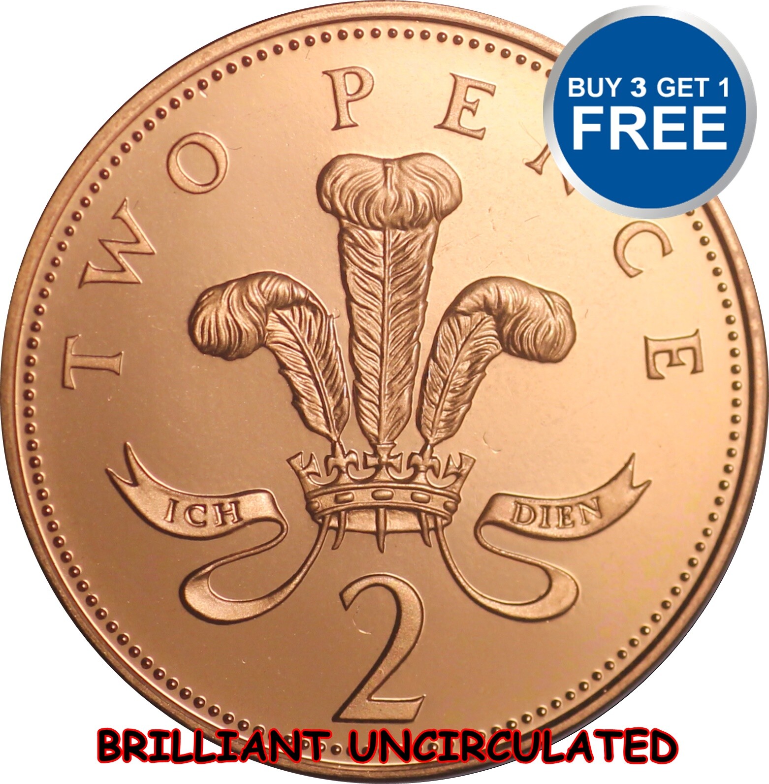 BRILLIANT UNCIRCULATED 2P TWO PENCE COINS 1982 TO 2016 CHOICE OF DATE ...