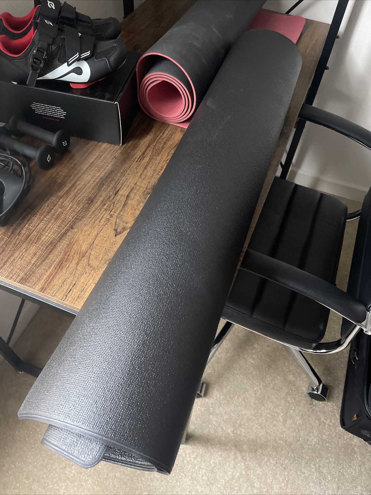 Peloton Bike Mat 36" x 72" Model PL-BM-B-01 Floor Exercise Bike Mat | eBay