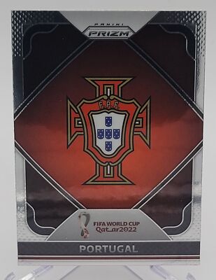 2022 PANINI PRIZM WORLD CUP PORTUGAL #20 TEAM CREST LOGO SILVER SSP | eBay