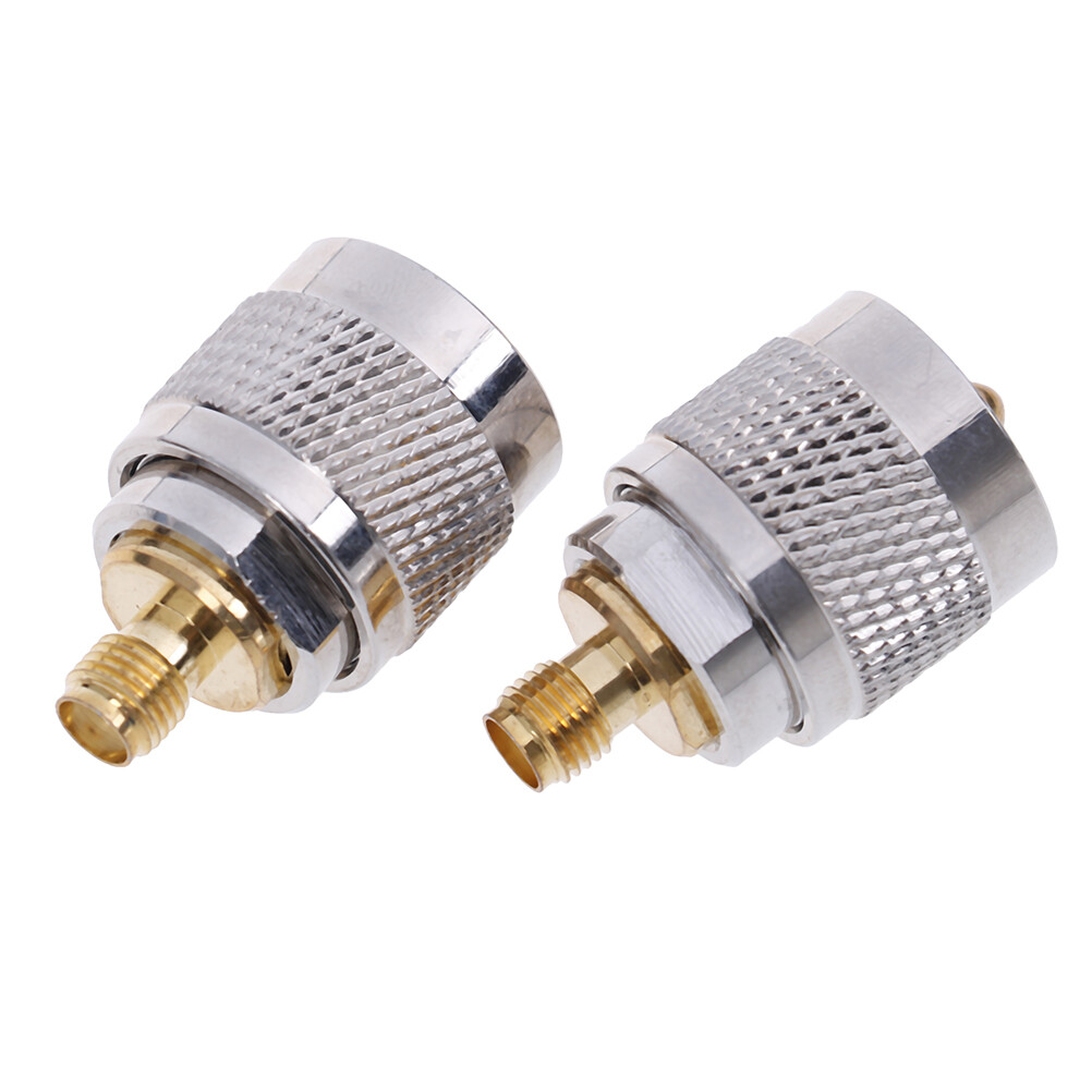 1Pc SMA-K female jack to UHF-J PL259 male SO239 plug RF adapter ...