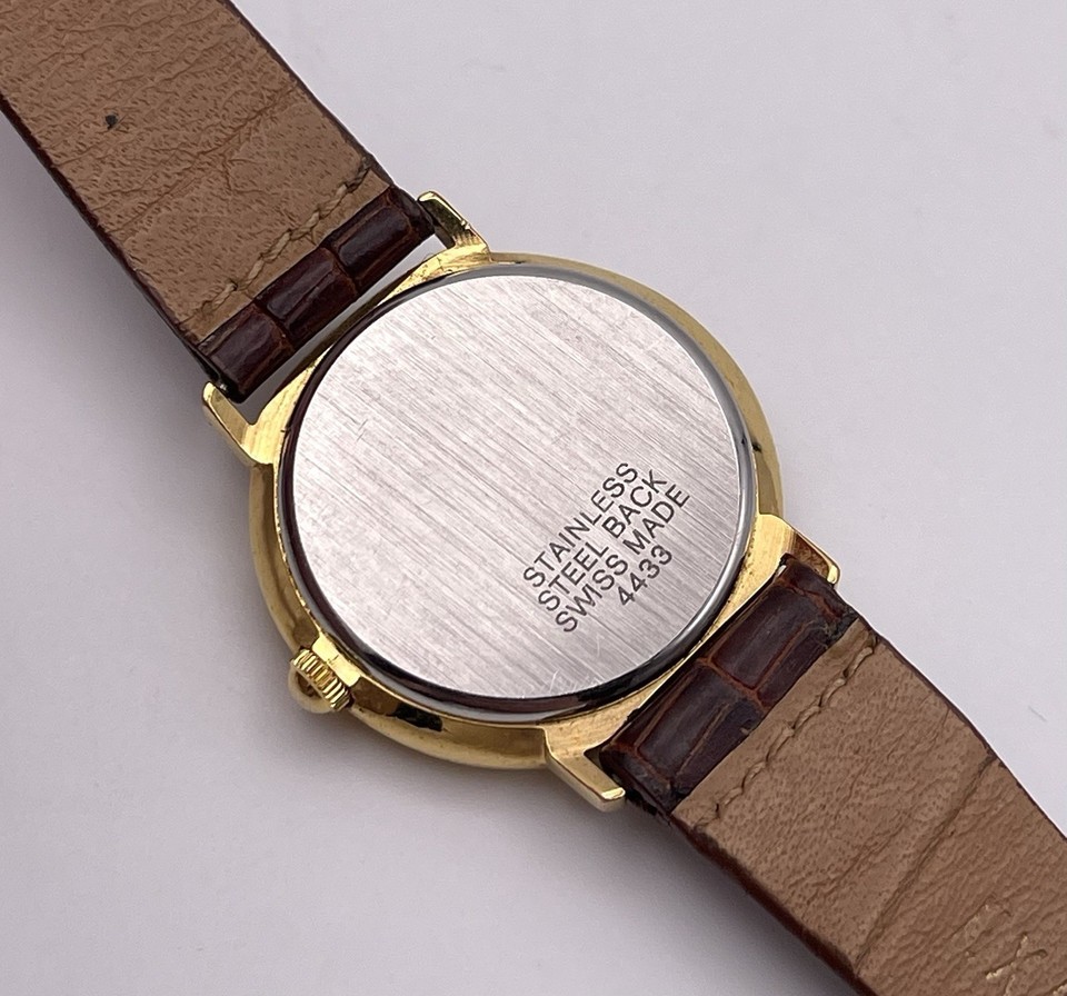 Vintage Exactly Moon Phase 27mm Ladies Wrist Watch Gold Tone Date | eBay