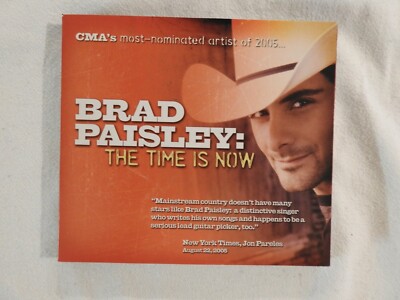 Brad Paisley "Time Well Wasted" BRAND NEW PROMO ONLY VERY RARE CMA ...