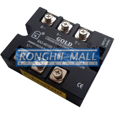 1Pcs New For GOLD SA3-4015D 3-Phase Solid State Relay 15A DC controlled ...