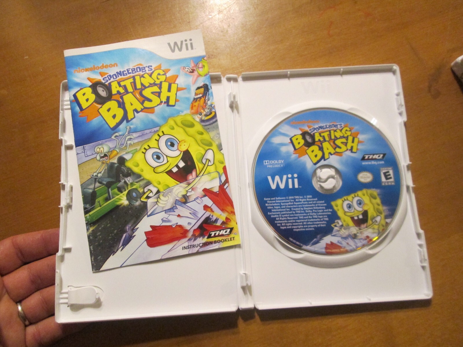 SpongeBob's Boating Bash NINTENDO WII COMPLETE WORKS PERFECTLY US ...