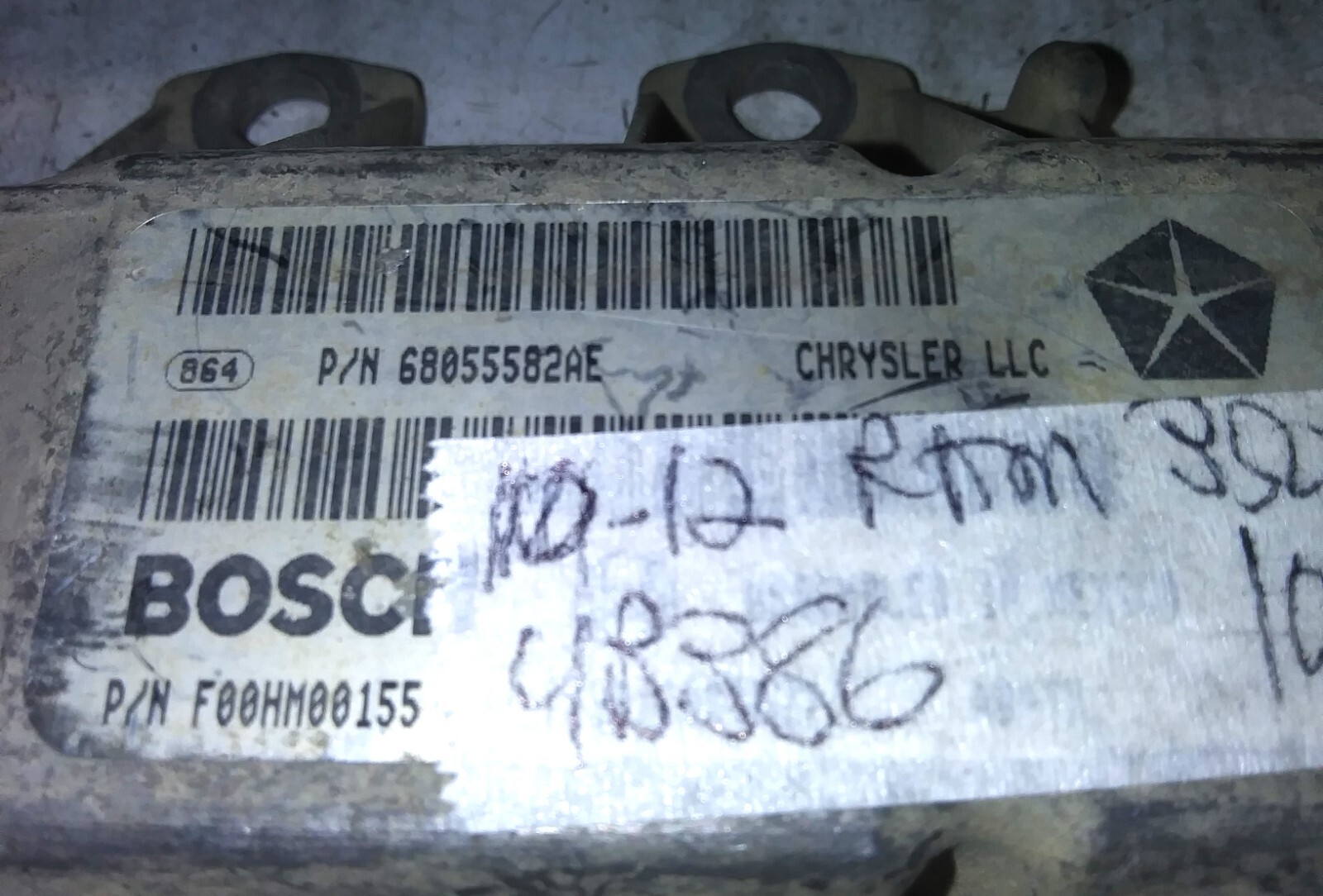 2010-2012 Dodge RAM 2500 Oxygen Sensor Control Mdoule OEM 68055582AE ...