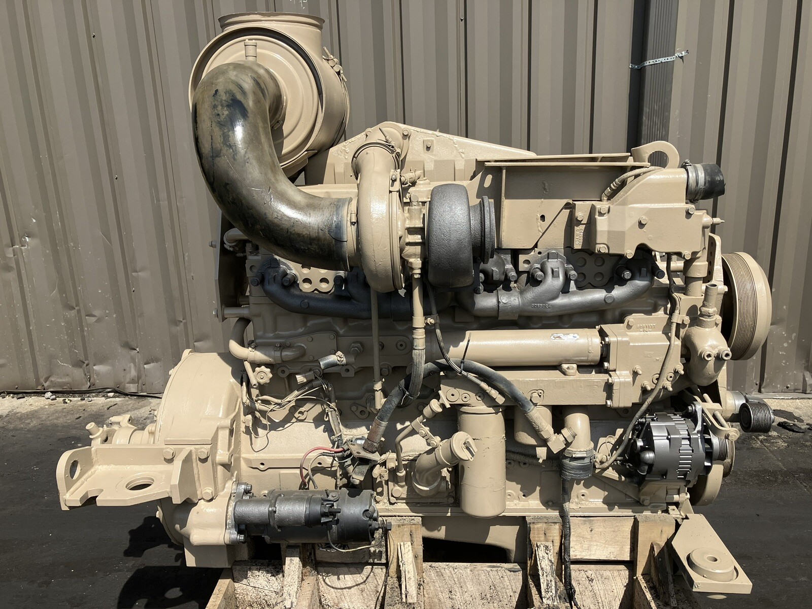 GOVERNMENT SURPLUS CUMMINS N14 TURBO INDUSTRIAL AFTERCOOLED DIESEL ...