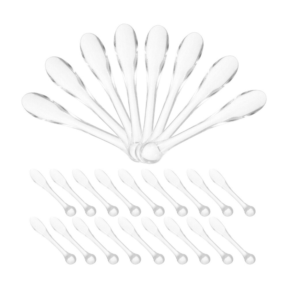 50PCS Makeup Spatulas Skin Care Cosmetic Spoons Women Face Cream ...