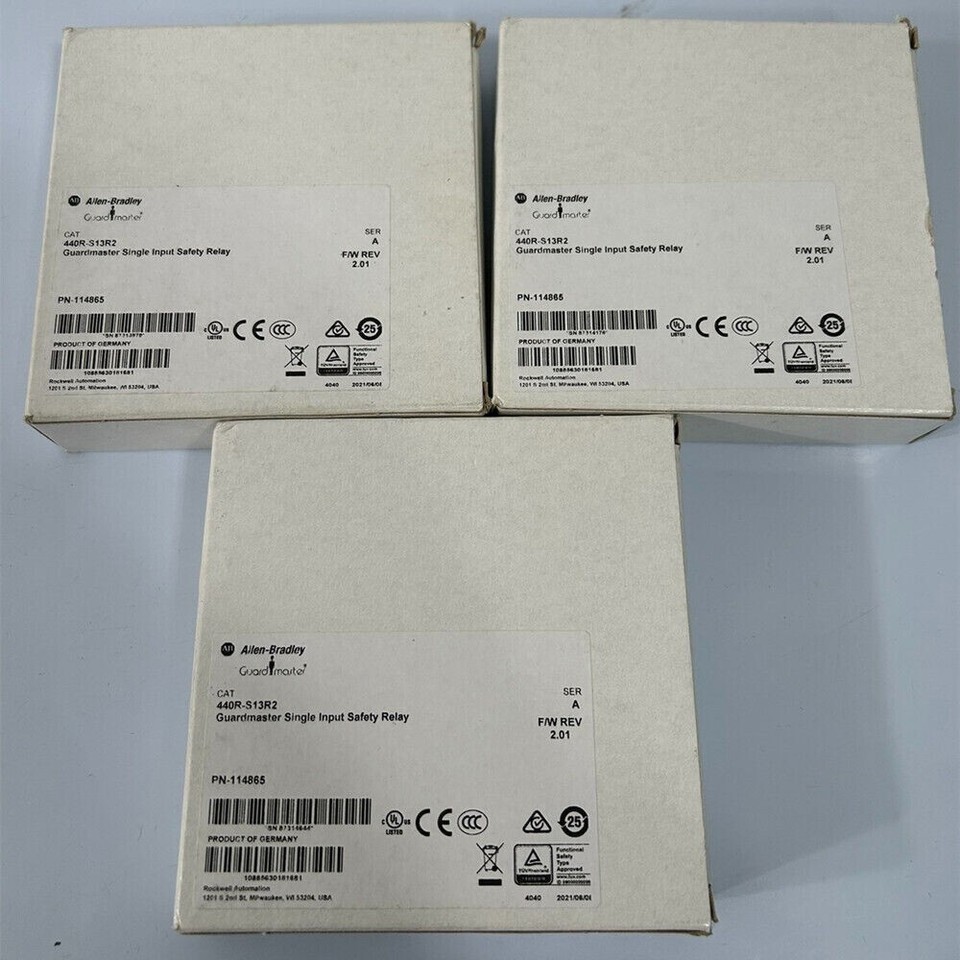 New Factory Sealed AB 440R-S13R2 /A Guardmaster Single Input Safety ...