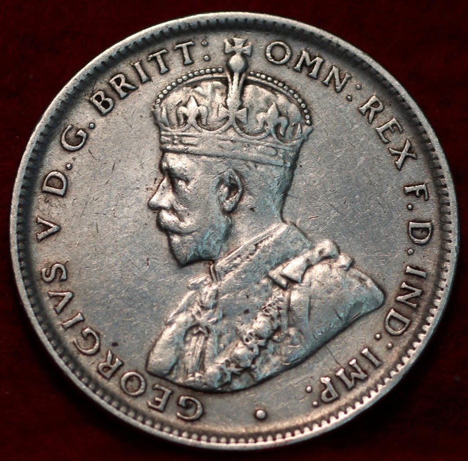 1917-M Australia One Shilling Silver Foreign Coin | eBay