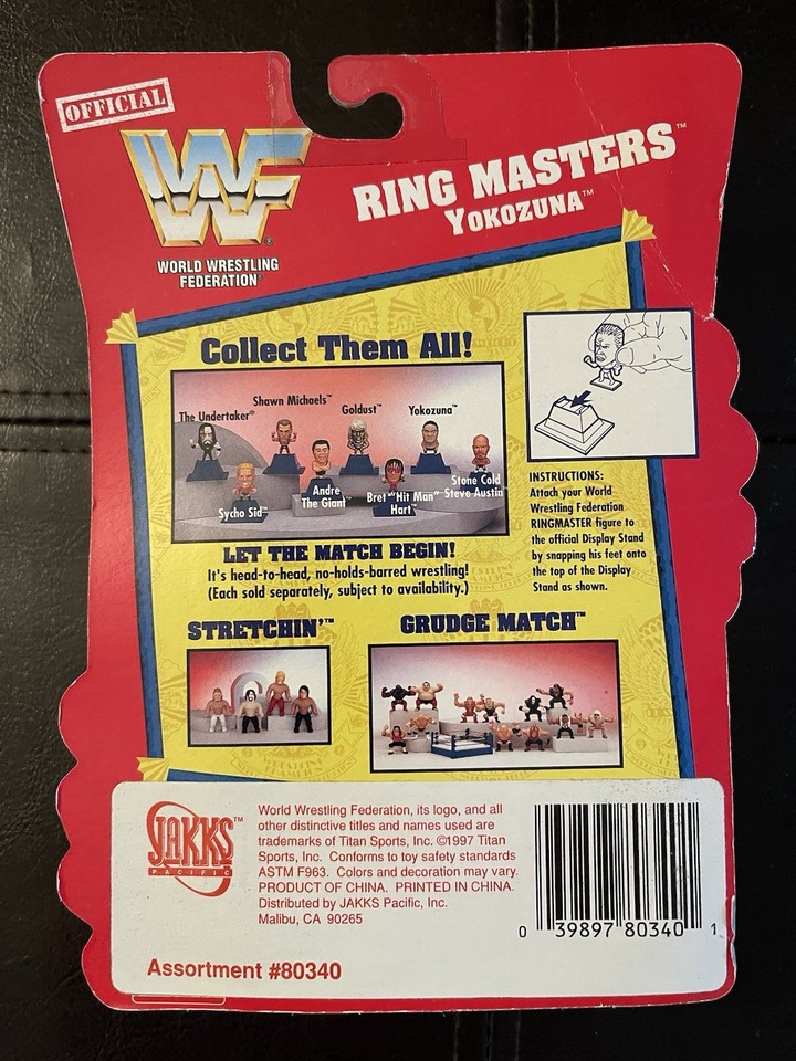 YOKOZUNA WWF RING MASTERS ACTION FIGURE MOP MOC WWE WCW UNOPENED | eBay