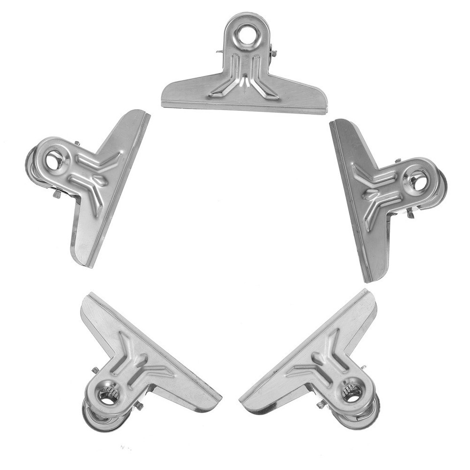 20 Pcs Office Photo Clamps Drawing Board Clips Metal Binder Document ...