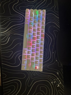 Mototspeed CK62 Gaming Keyboard White Multiple Colors | eBay