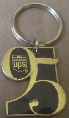 UPS UNITED PARCEL SERVICE 95 years metal keyring key chain keychain ...