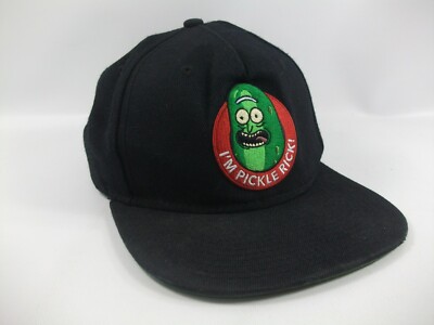 I'm Pickle Rick Hat Black Snapback Baseball Cap | eBay