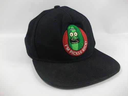 I'm Pickle Rick Hat Black Snapback Baseball Cap | eBay