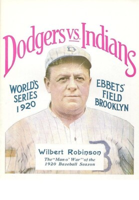 WILBERT ROBINSON BASEBALL CARD *2X3 FRIDGE MAGNET* UNCLE ROBBIE CATCHER ...