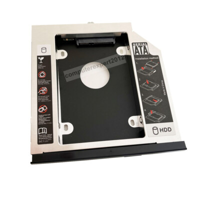 With Bezel 2nd HDD SSD hard drive Optical Caddy for Lenovo Thinkpad ...