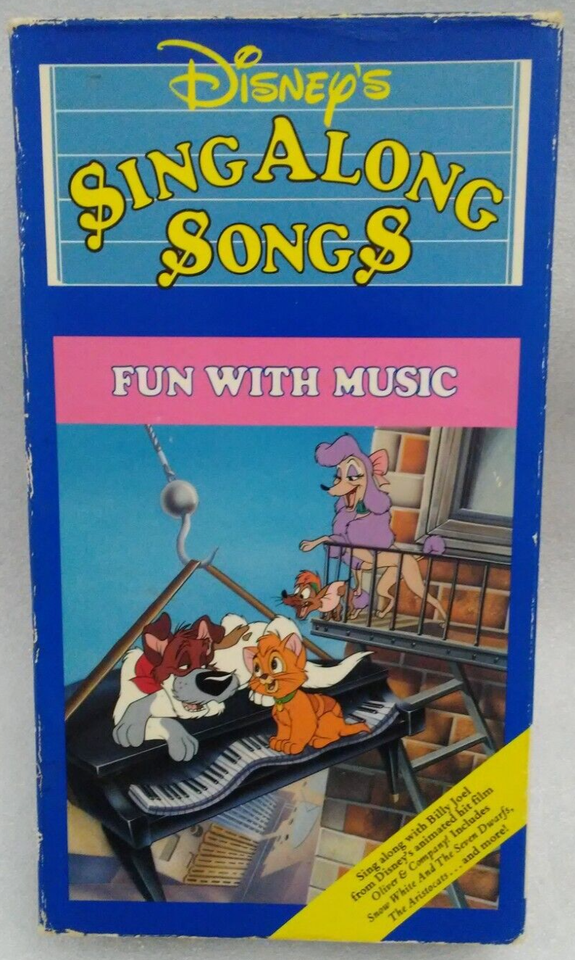 VHS Disneys Sing Along Songs - Fun With Music (VHS, 1989) 12257763034| eBay