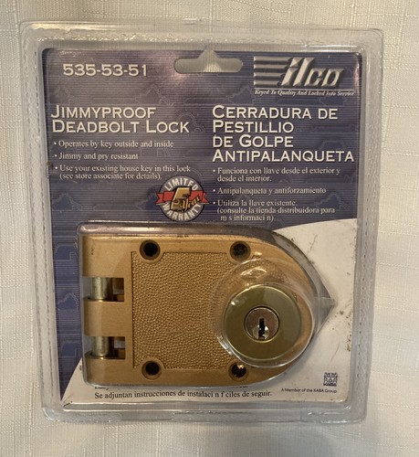 Kaba Ilco 535-53-51 Jimmyproof Deadlock - New Deadbolt Lock | eBay