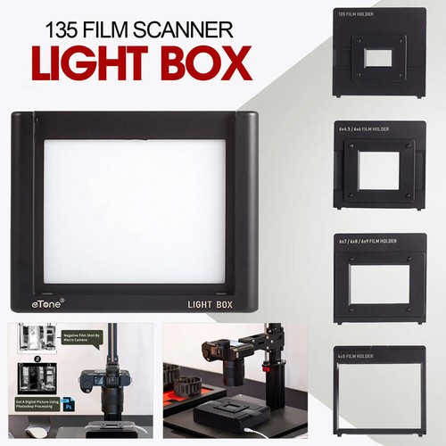 Digital Film Scanner Light Box/Holder For 120,135,4X5 Slide Film ...