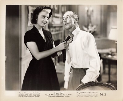 Ma & Pa Kettle Go to Town 1950 Movie Photo Percy Kilbride Meg Randall ...