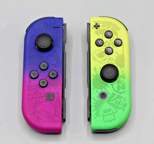 Nintendo Joy Con Controller Set - Splatoon Edition *Pre-owned* FREE ...