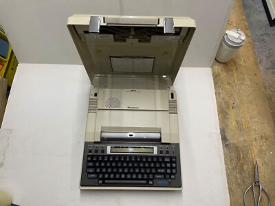 Vintage Panasonic Portable Word Processor Laptop Type Writer KX04920 | eBay