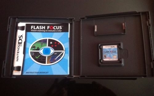 Vintage Nintendo DS, 3 x Games: Brain Boost, Flash Focus, Jam Sessions ...