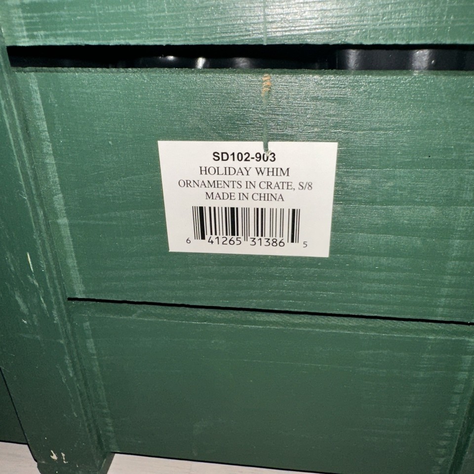 8 Vintage Mikasa Blown Glass Ornaments Snowman Tree Santa Deer W/Wood ...