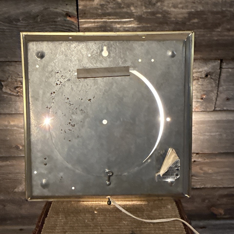 Vintage Feed-Rite Advertising Feed Clock Pam Clock Company | eBay
