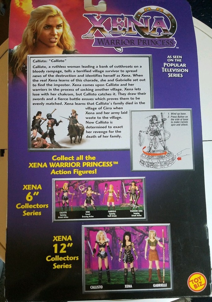 ToyBiz Callisto - Spinning Attack Action Action Figure (Zena friend) | eBay