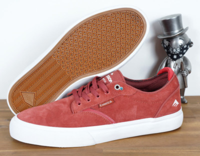 Emerica Skateboard Footwear Skate Shoes Jon Dickson Rust Suede 9/42 | eBay