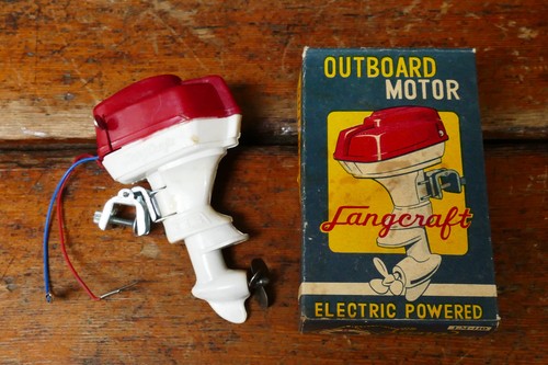 Vintage 1960s LANGCRAFT Outboard Electric Toy Boat Motor LM-110 w/ Box ...