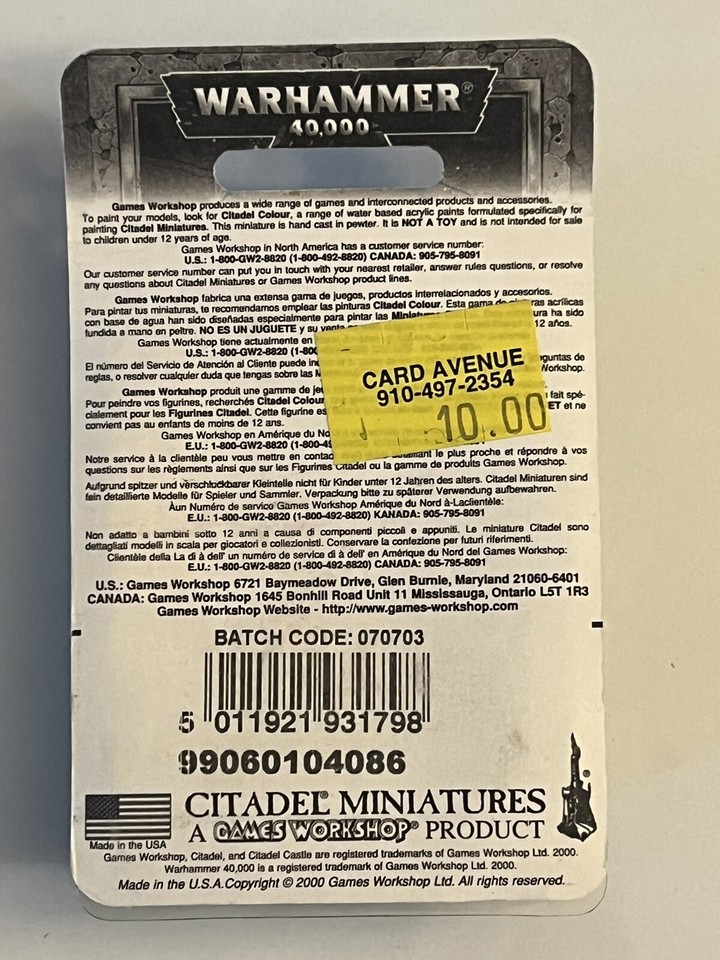 Eldar Heavy Weapon Platform Warhammer 40k Craftworlds G 46-54 New ...