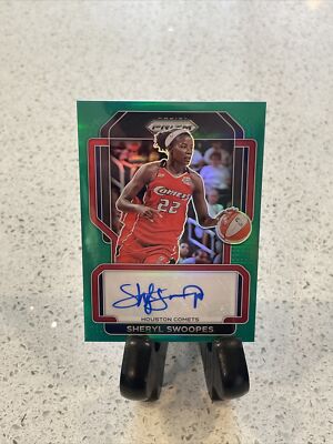 2022 Prizm WNBA Signatures Sheryl Swoopes Auto #SG-SWP Green Houston ...