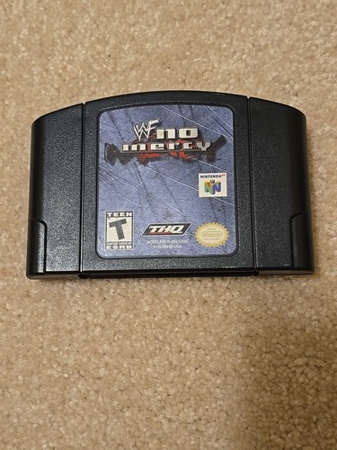 WWF No Mercy N64 Nintendo 64 2000 Authentic Tested & Working Cart Game ...