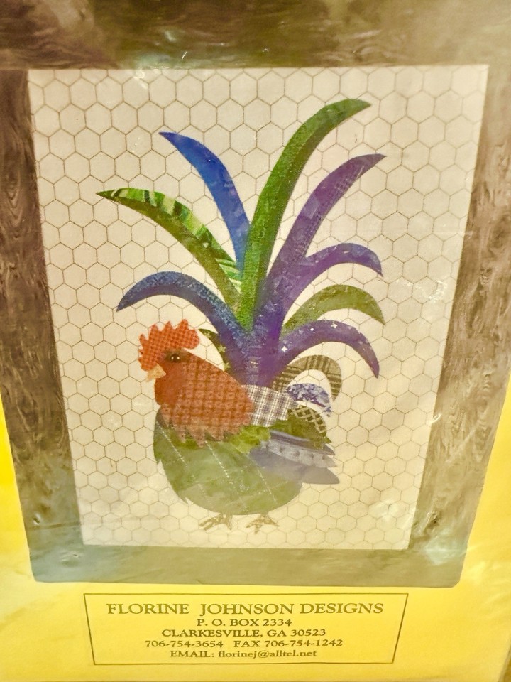 Florine Johnson Designs “That Radical Rooster, Rob Roy” Wall Hanging ...