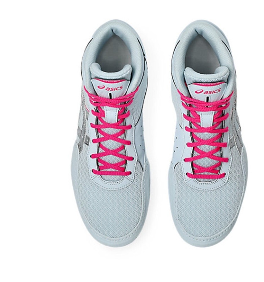 Asics Mens Matflex 7 Cool Gray-Silver Wrestling Boxing Shoes 1081A051 ...