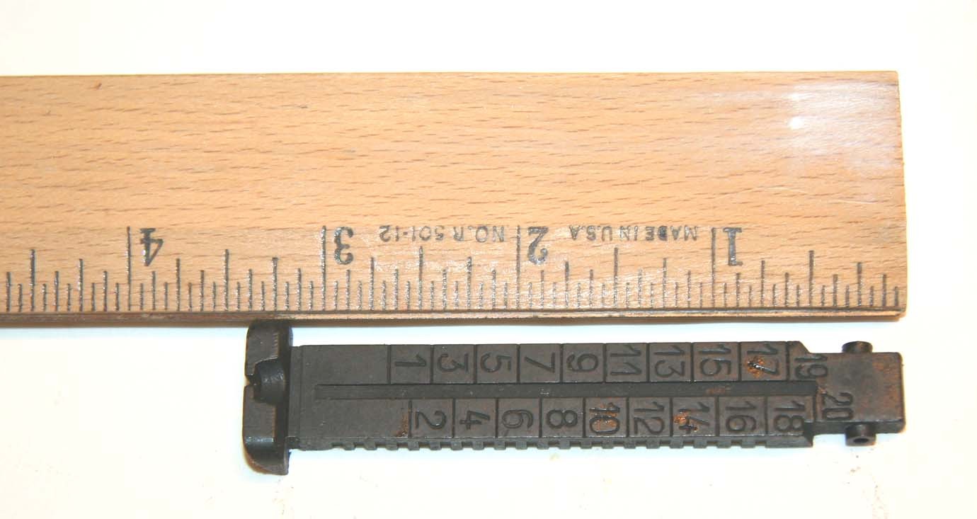 K98 Mauser Parts - 98K K98 Mauser Rear Sight Elevation Plate Type A ...